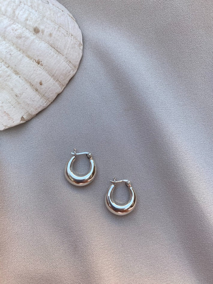 עגילי Mini Kim כסף